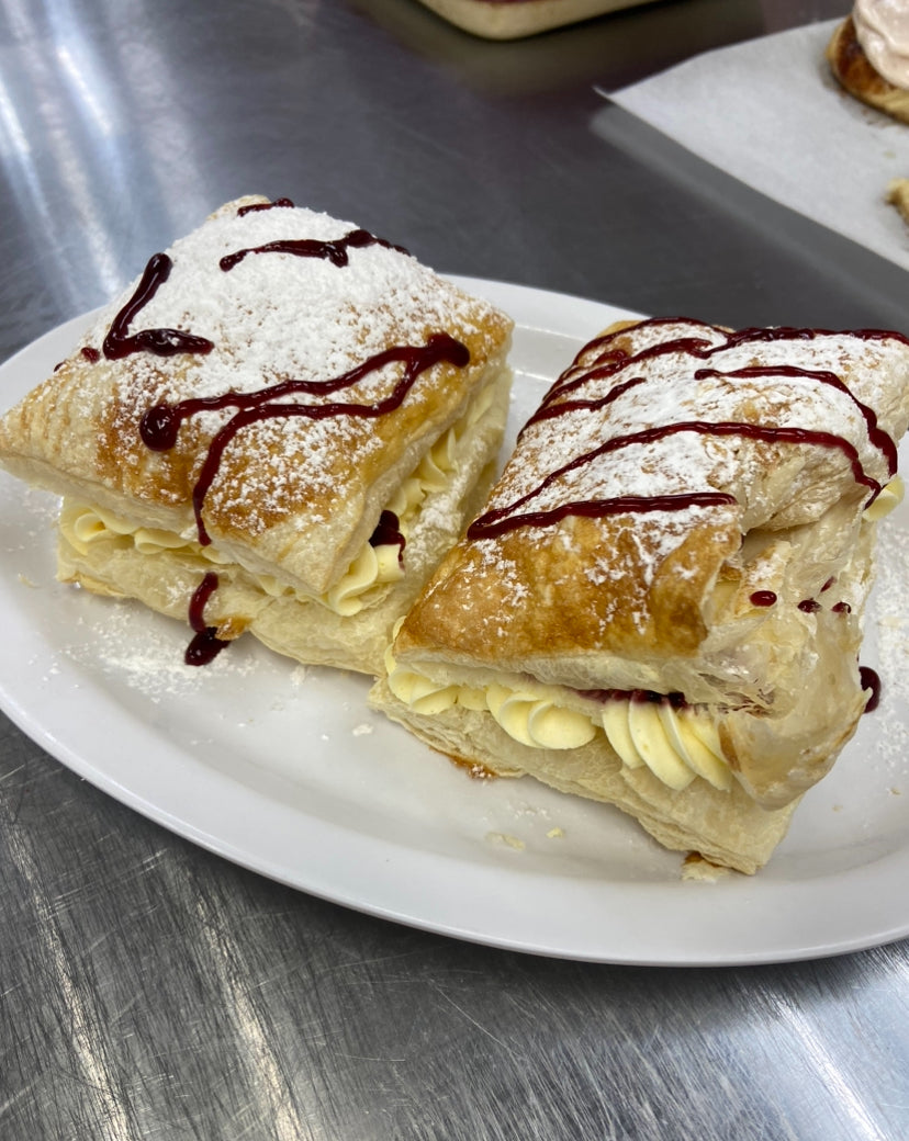 Vanilla Raspberry Pastry – Rollover Bakery